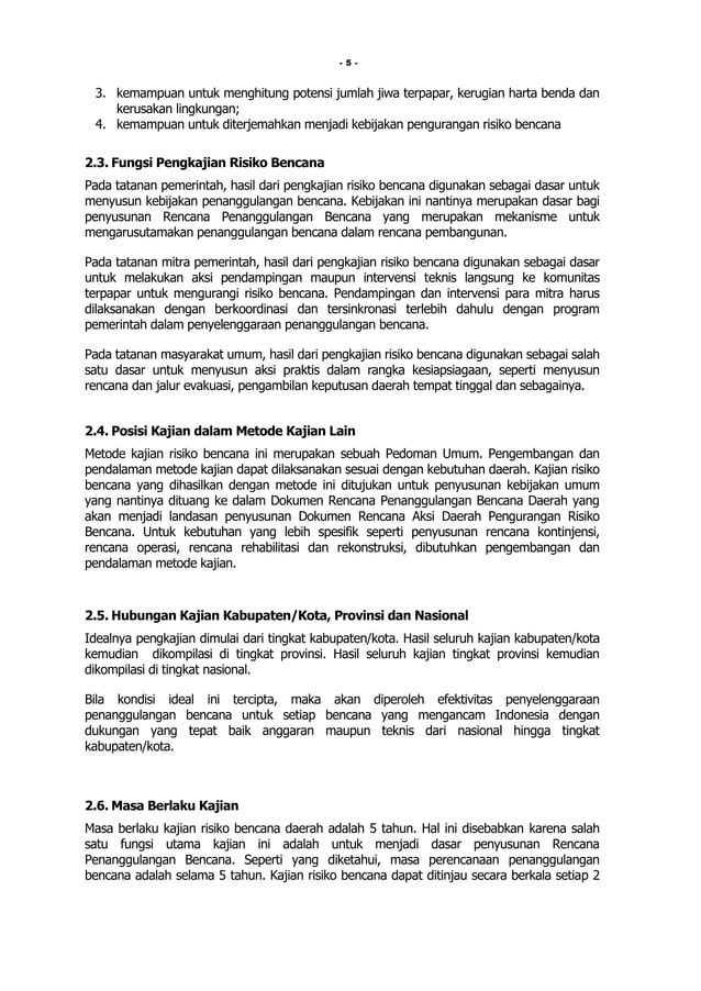 Perka bnpb no.2 tahun 2012 | PDF