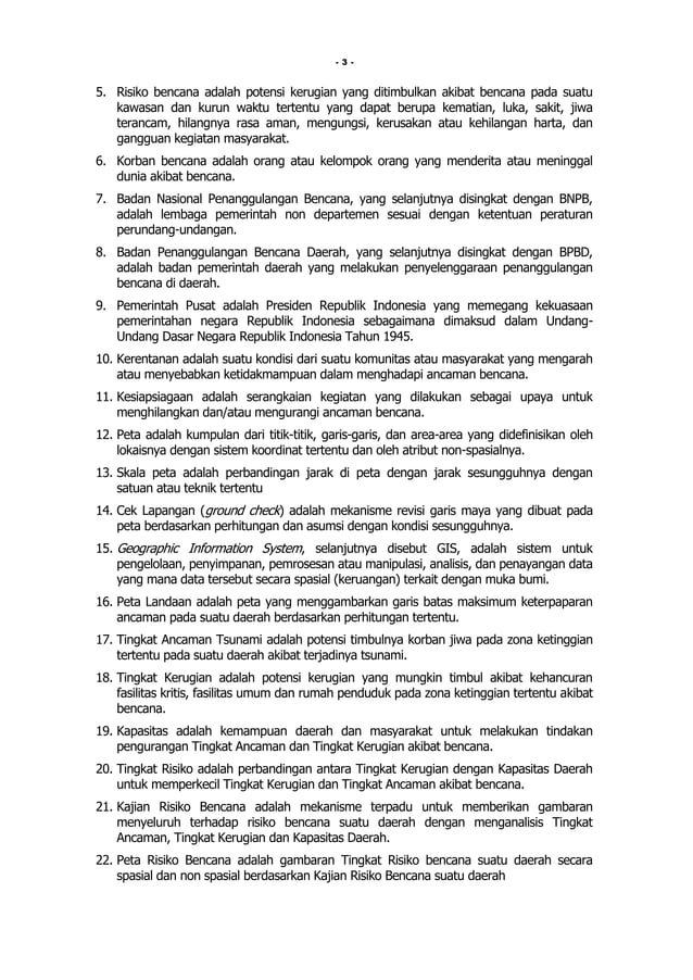 Perka bnpb no.2 tahun 2012 | PDF