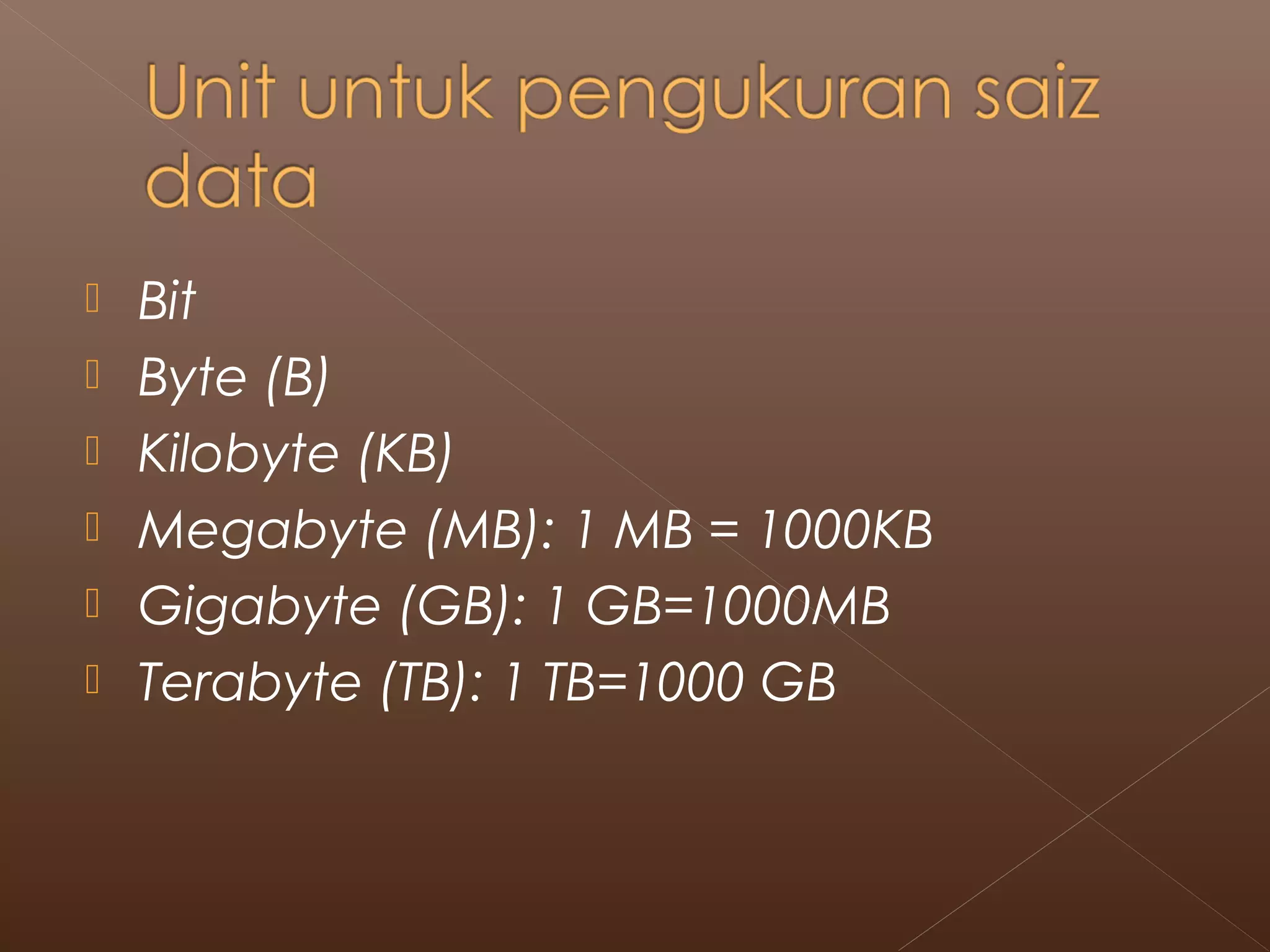 Perkakasan penyimpanan | PPT