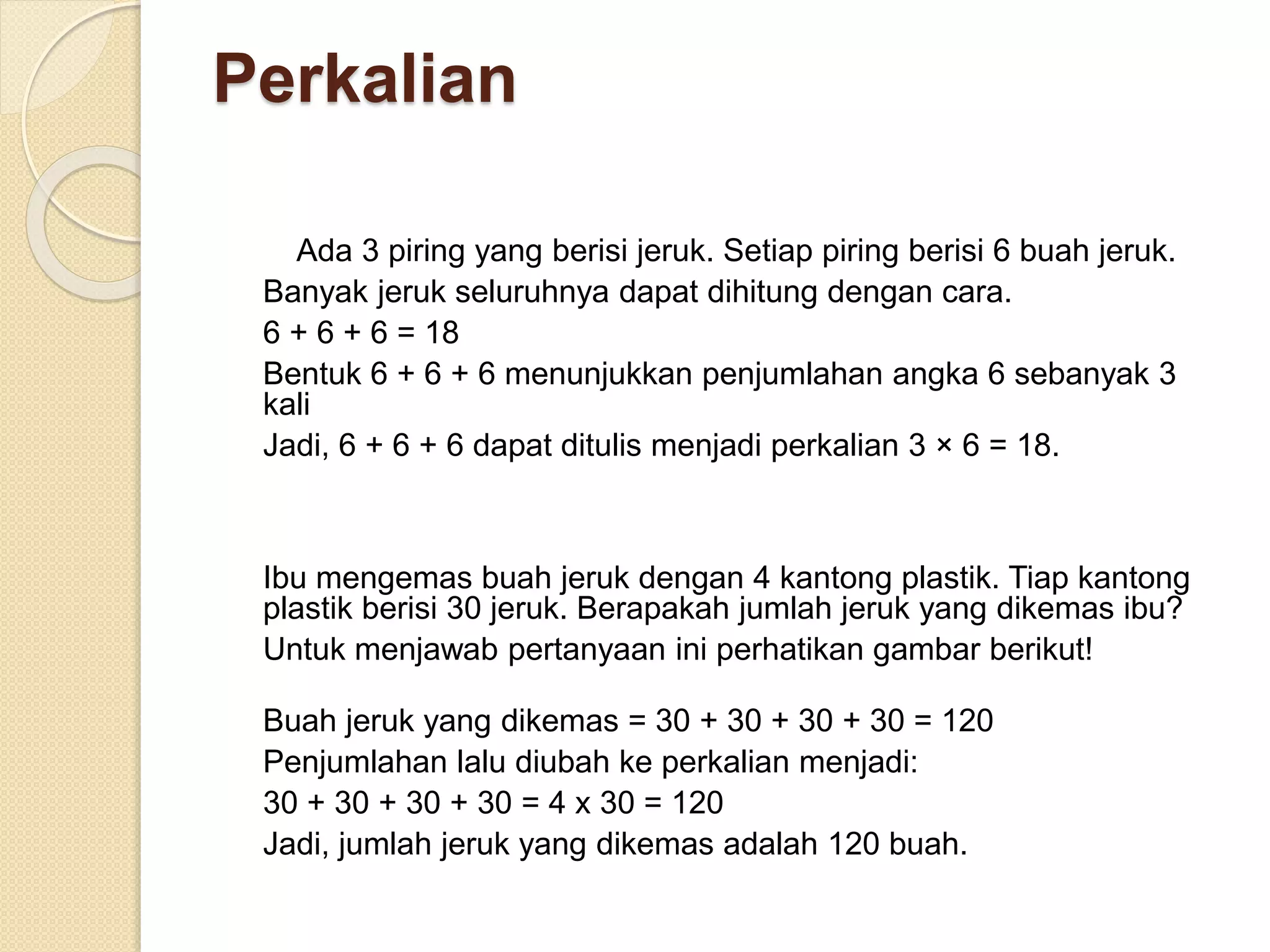 Perkalian dan pembagian | PPTX