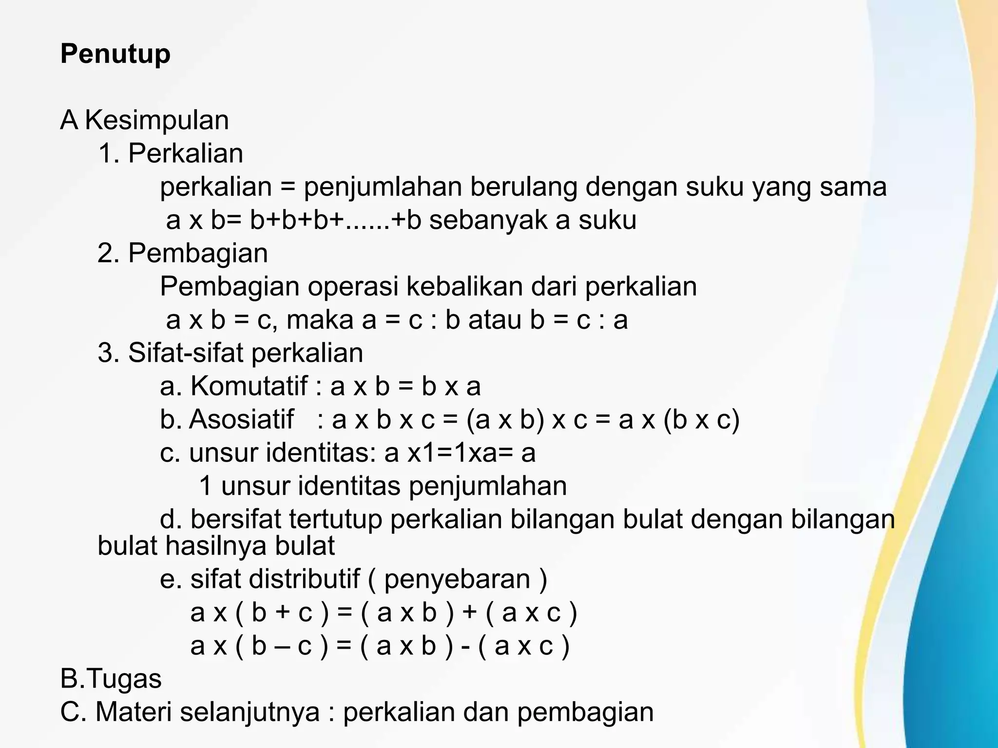 Perkalian dan Pembagian Bilangan Bulat.ppt
