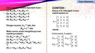 Perkalian matrik elementer | PPTX