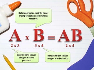 Perkalian matriks | PPTX