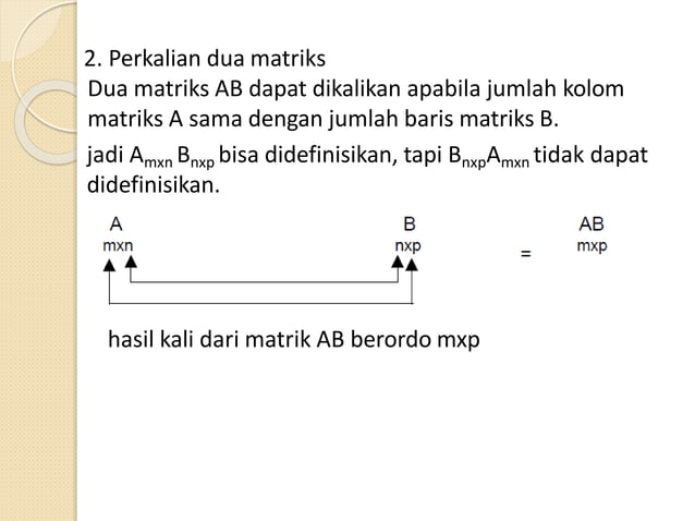 Matriks kelas xi pert 4 | PPTX
