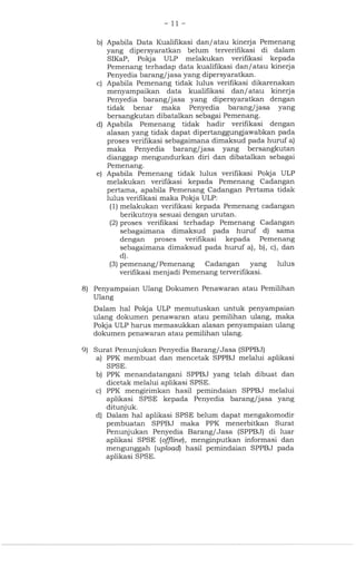 Perka lkpp nomor 1 tahun 2015 tentang e tendering | PDF