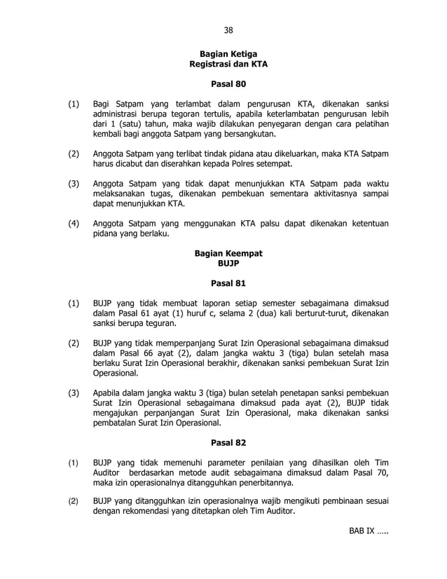 Perkap no-24-tahun-2007 | PDF