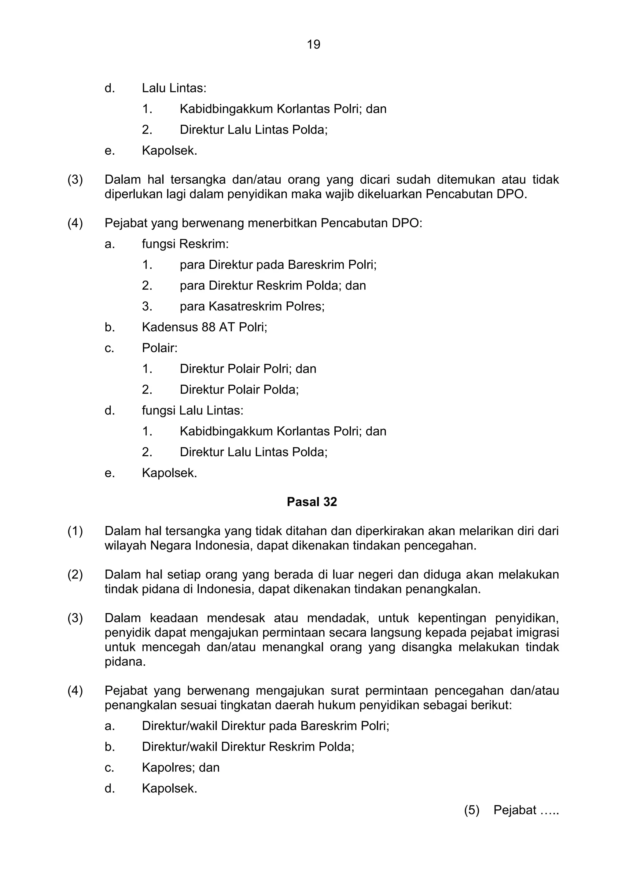 Perka Polri No.14 Thn.2012 ttg Manajemen Penyidikan Tindak Pidana | PDF
