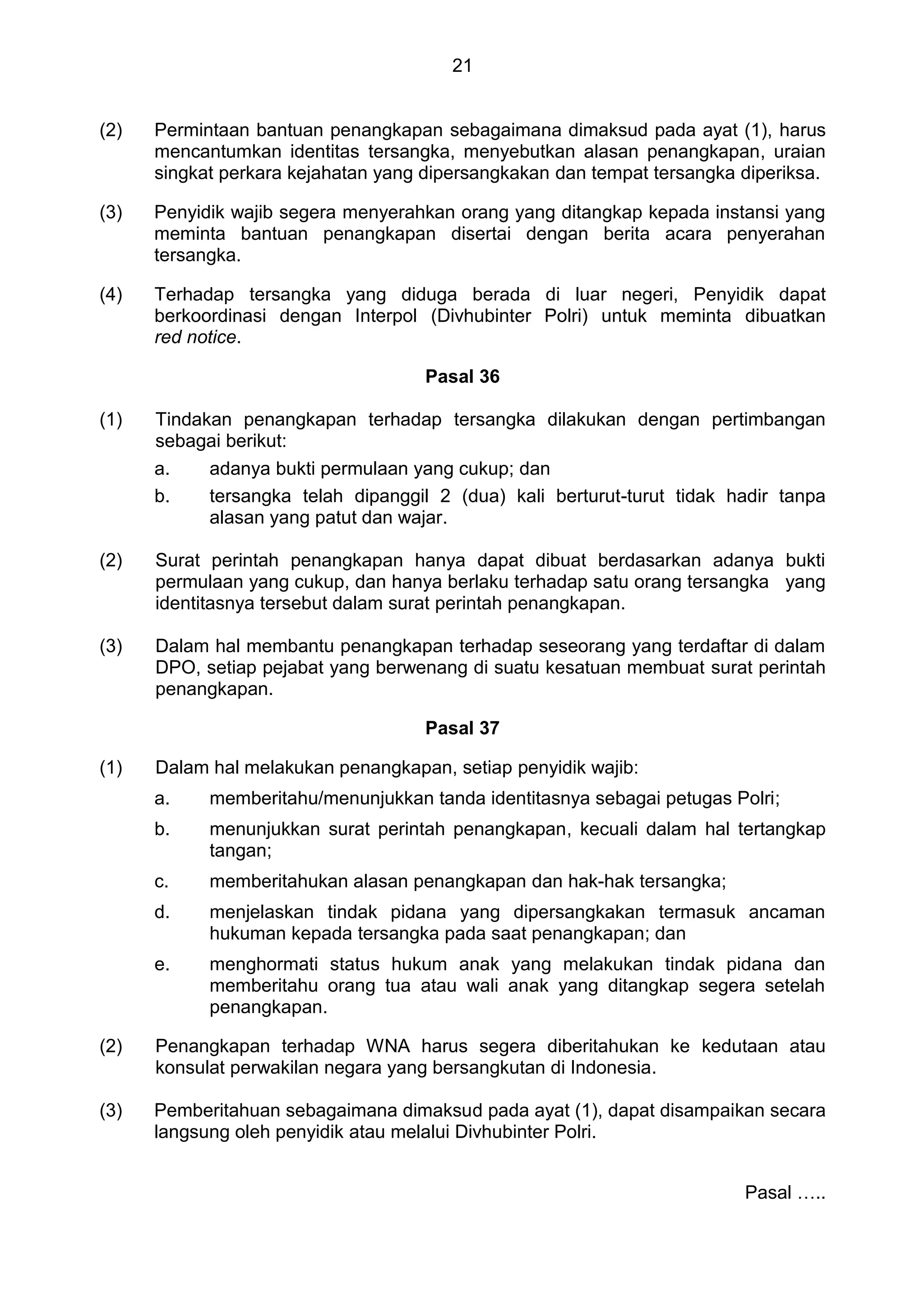 Perka Polri No.14 Thn.2012 ttg Manajemen Penyidikan Tindak Pidana | PDF