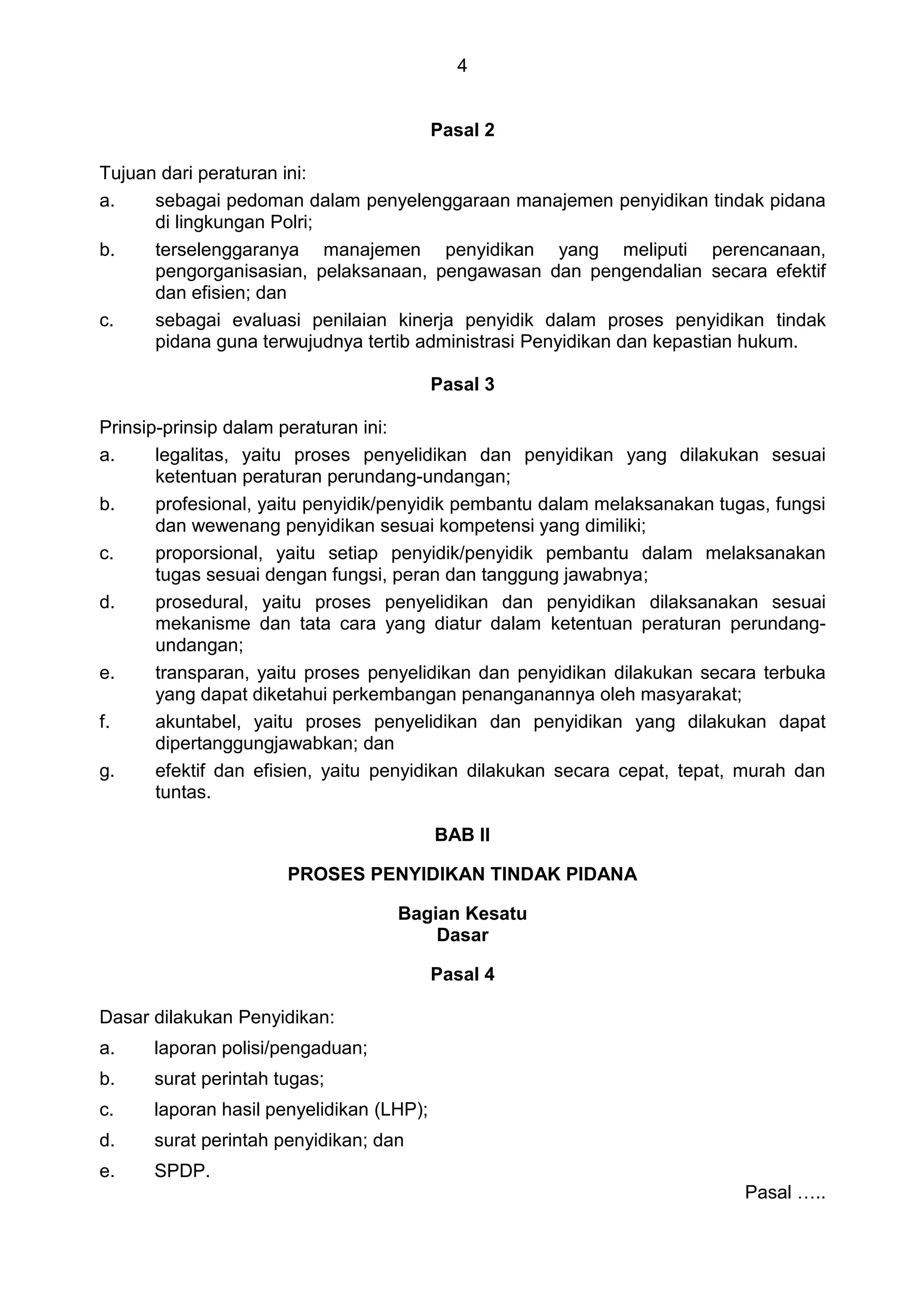 Perka Polri No.14 Thn.2012 ttg Manajemen Penyidikan Tindak Pidana | PDF
