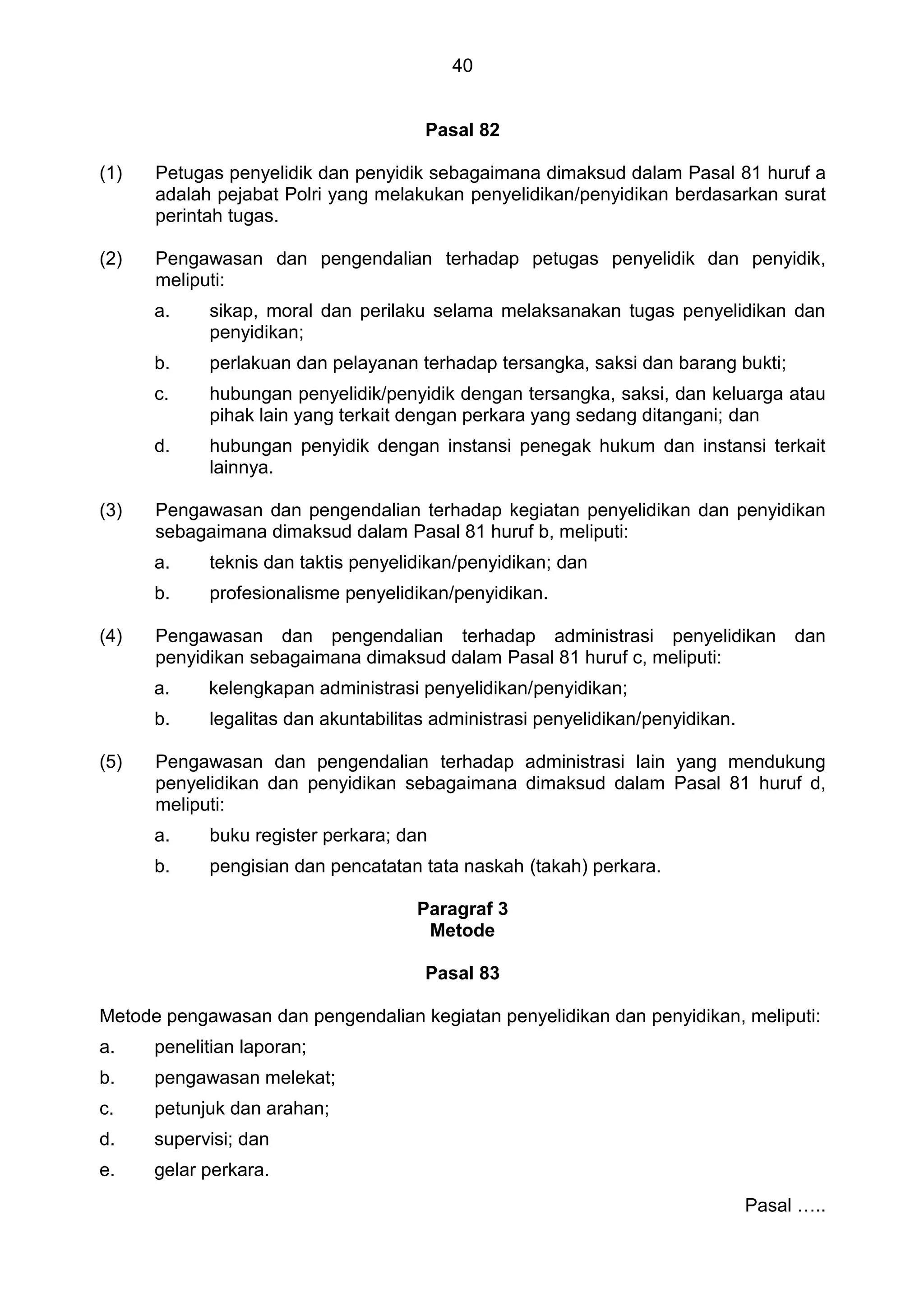 Perka Polri No.14 Thn.2012 ttg Manajemen Penyidikan Tindak Pidana | PDF