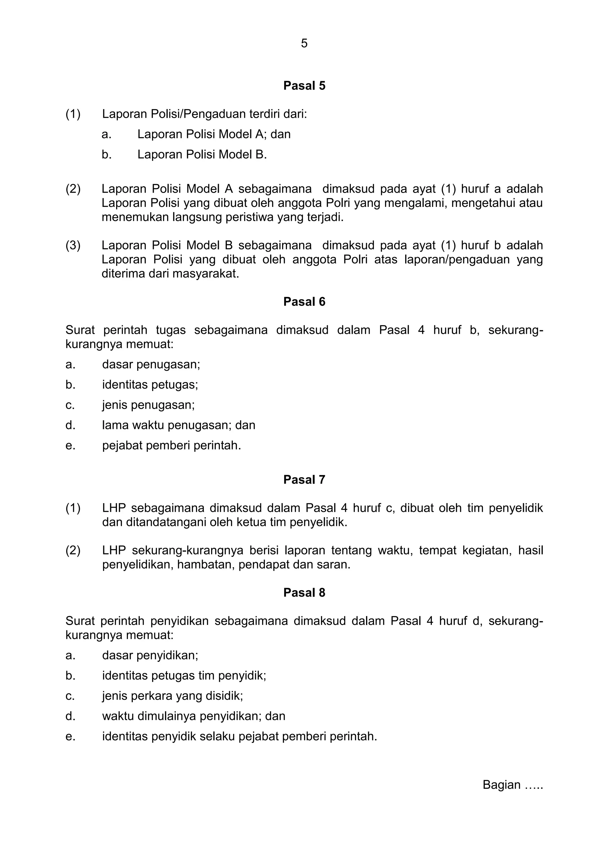 Perka Polri No.14 Thn.2012 ttg Manajemen Penyidikan Tindak Pidana | PDF