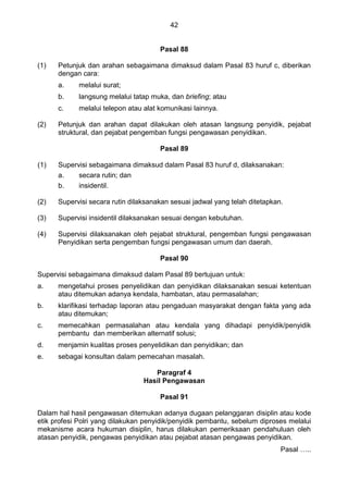 Perka Polri No.14 Thn.2012 ttg Manajemen Penyidikan Tindak Pidana | PDF