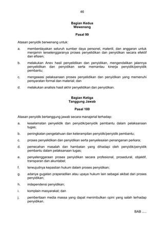 Perka Polri No.14 Thn.2012 ttg Manajemen Penyidikan Tindak Pidana | PDF