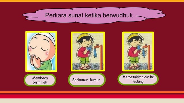 Perkara sunat dan makruh ketika berwudhuk | PPTX
