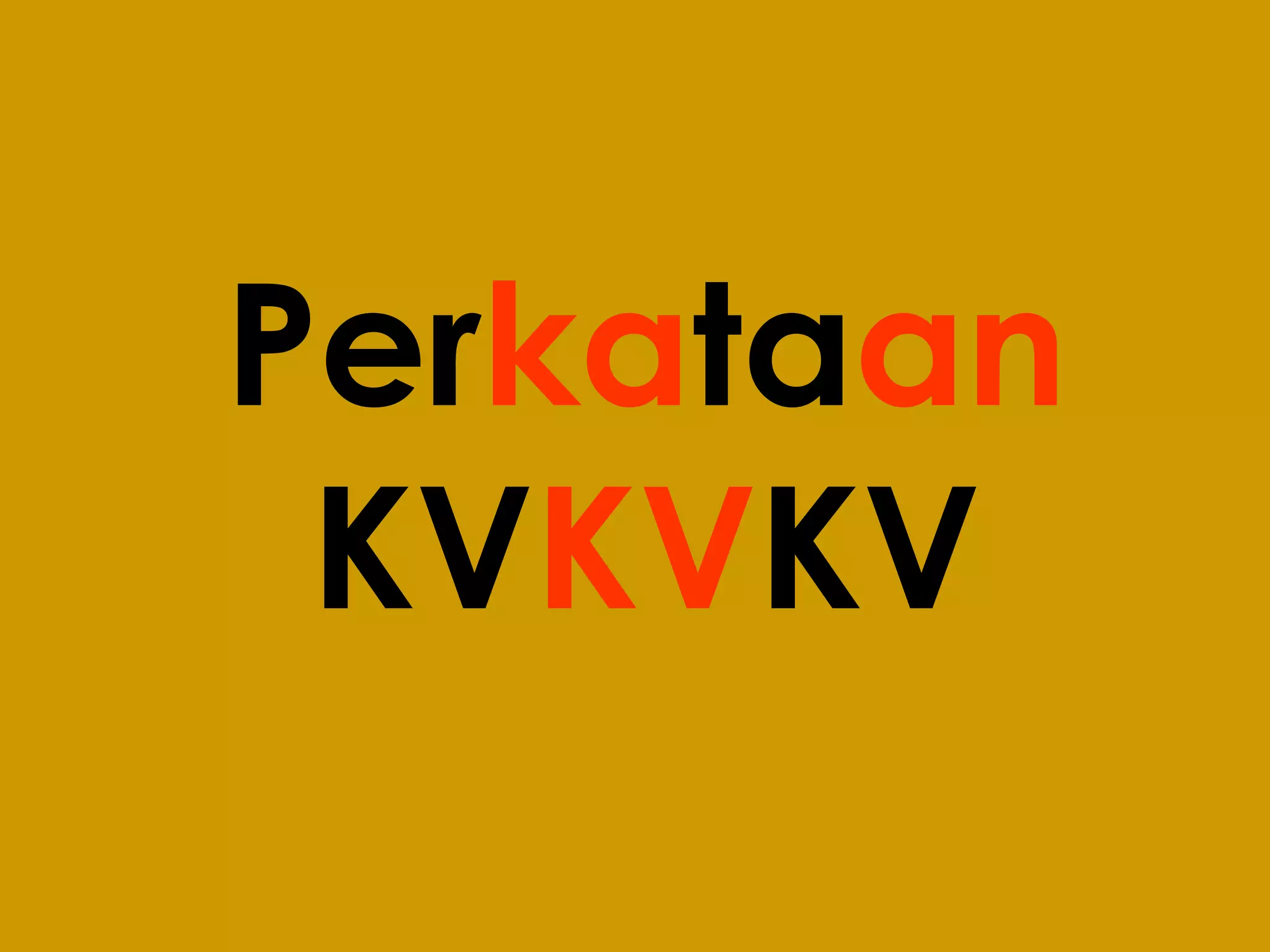 Perkataan dan ayat kv kv kv | PPT