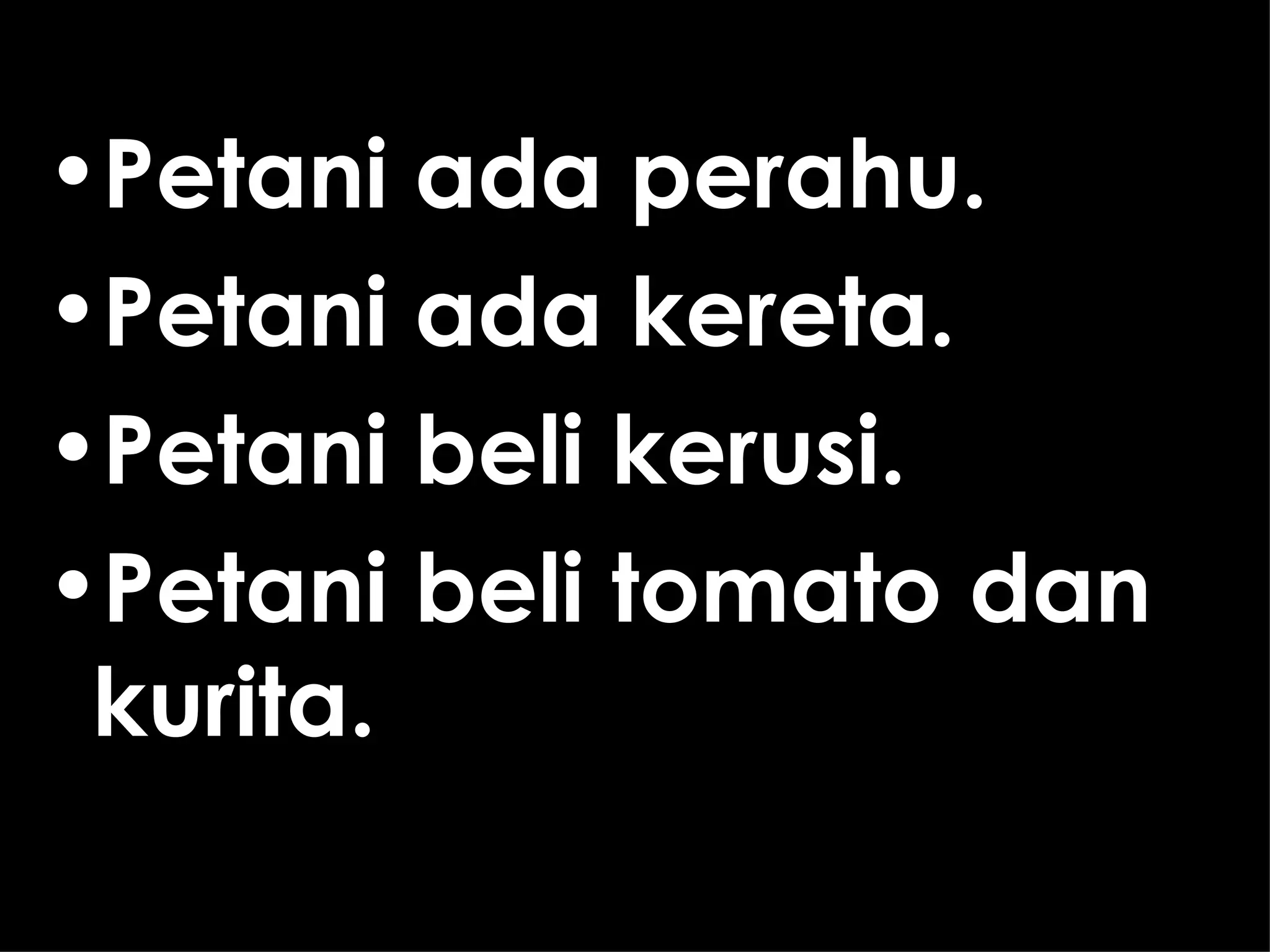 Perkataan dan ayat kv kv kv | PPT