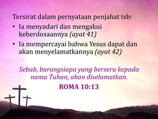 Perkataan Kedua Yesus di Atas Salib | PPT