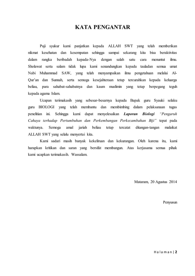 LAPORAN BIOLOGI : Pengaruh Cahaya terhadap Pertumbuhan dan Perkembangan ... LAPORAN BIOLOGI : Pengaruh Cahaya terhadap Pertumbuhan dan Perkembangan ...
