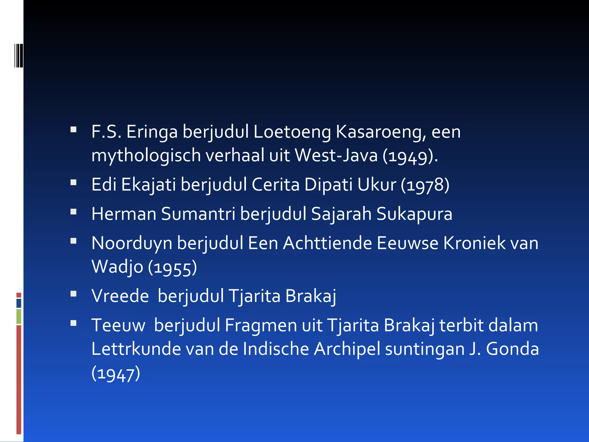 Perkembangan filologi | PPT