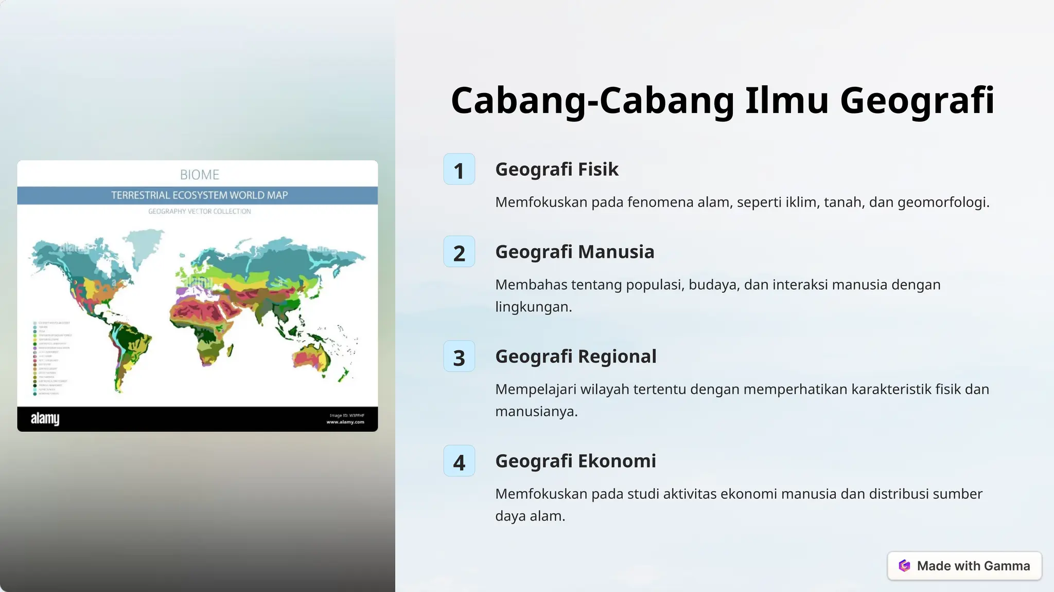 penjelasan tentang perkembangan ilmu geografi | PPTX