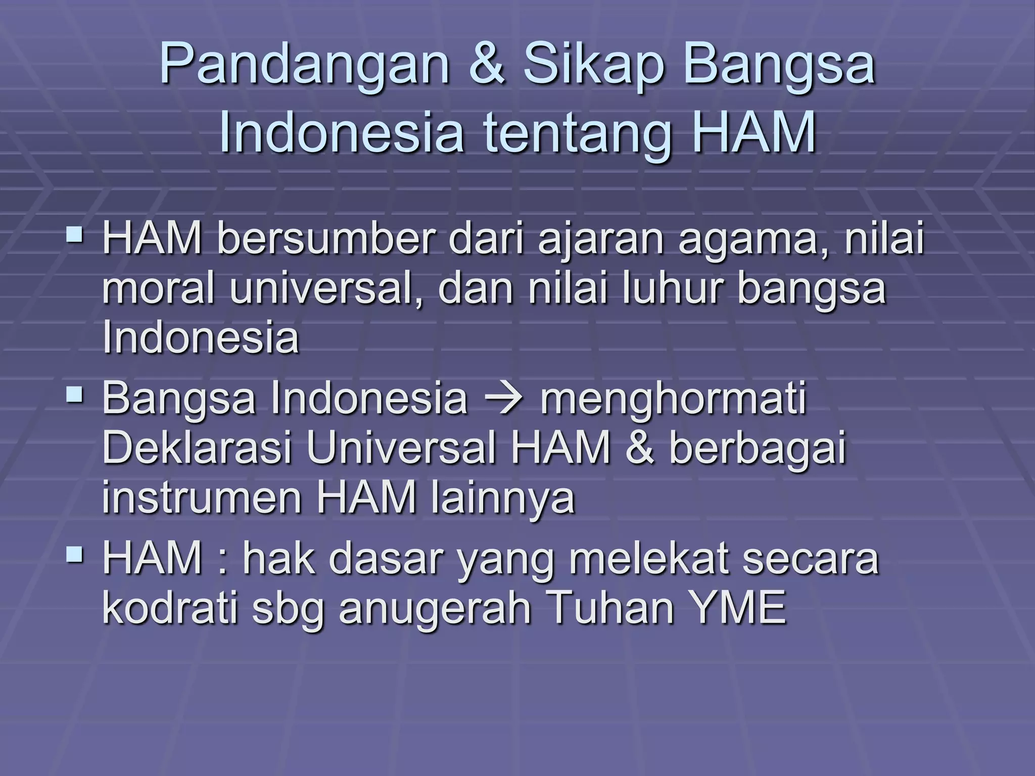 Perkembangan pemikiran-ham | PPTX