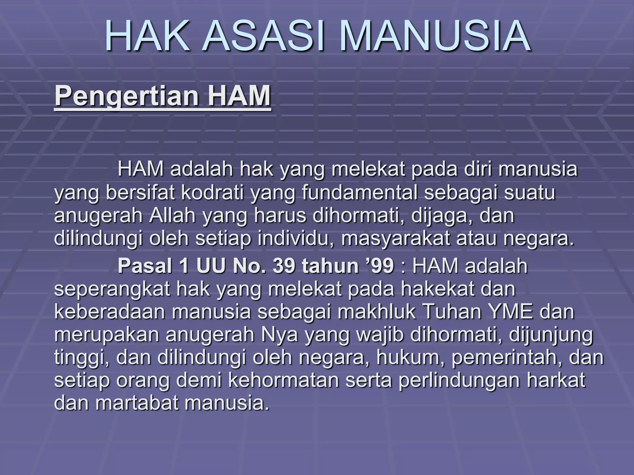 Perkembangan pemikiran-ham | PPTX