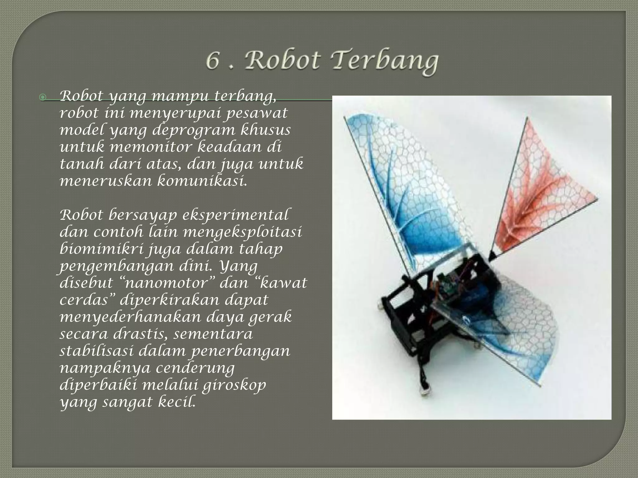 Perkembangan teknologi-robot | PPTX