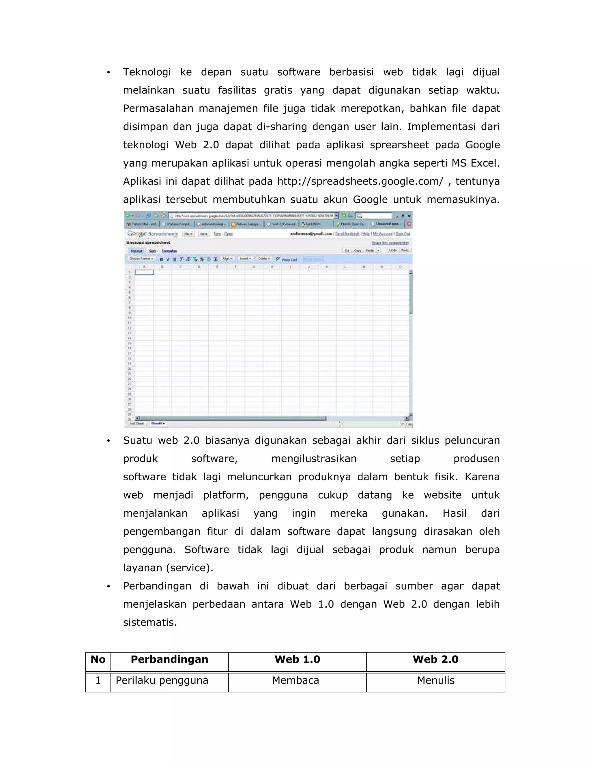 Perkembangan teknologi web | PDF