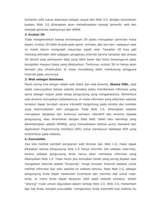 Perkembangan teknologi web | PDF