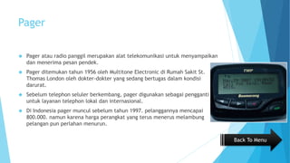 Perkembangan alat komunikasi | PPTX