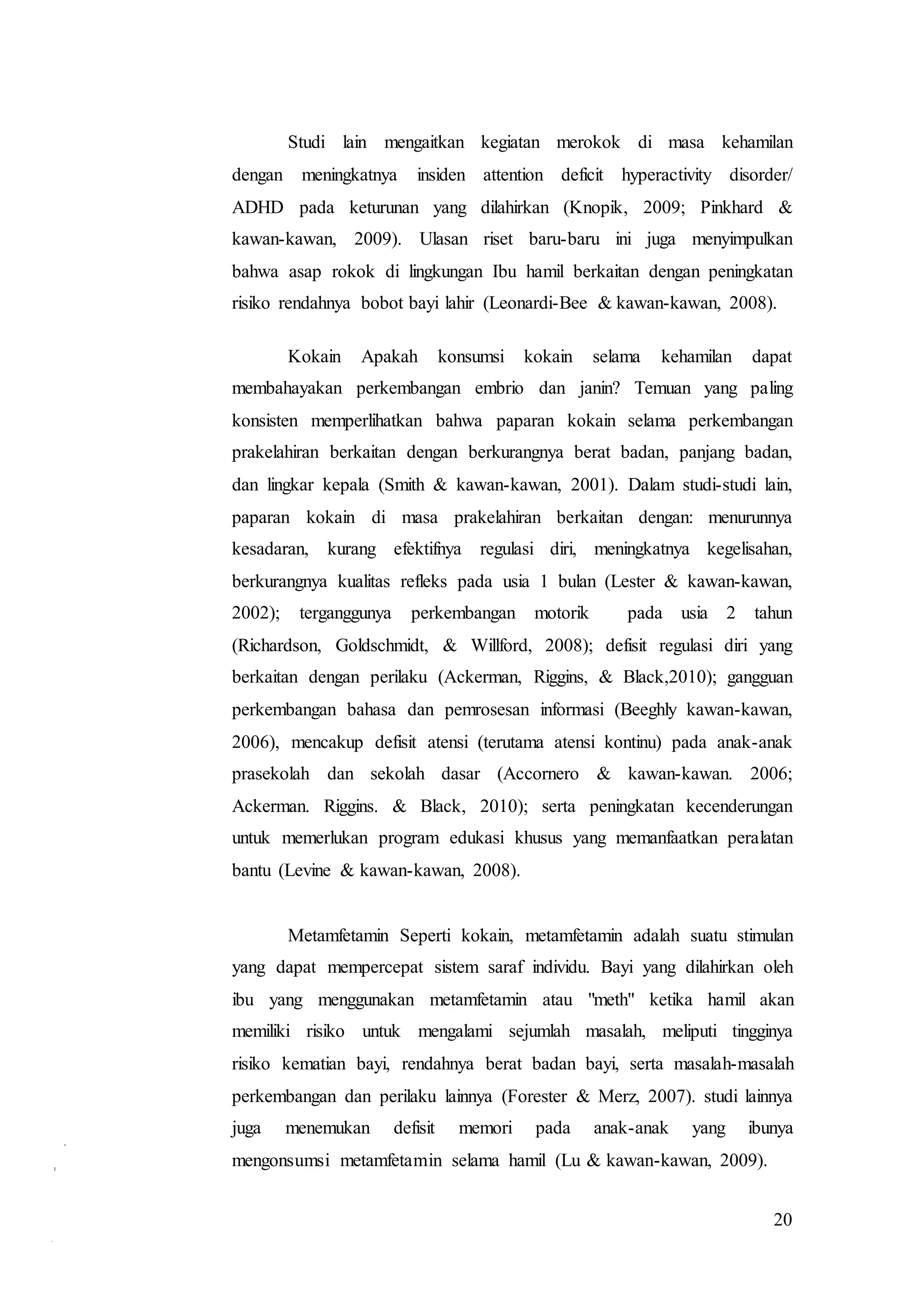 Perkembangan PraKelahiran dan Kelahiran | DOCX
