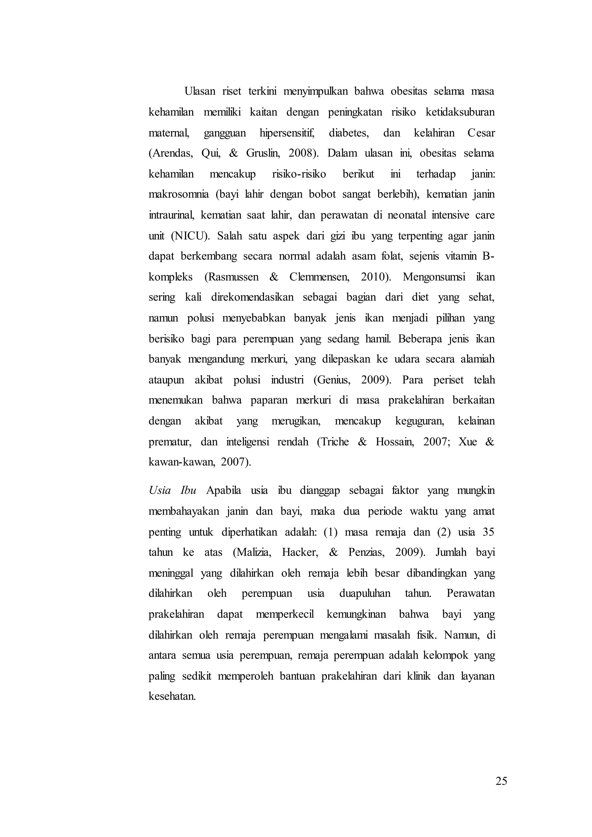 Perkembangan PraKelahiran dan Kelahiran | DOCX