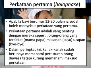 Perkembangan bahasa | PPTX
