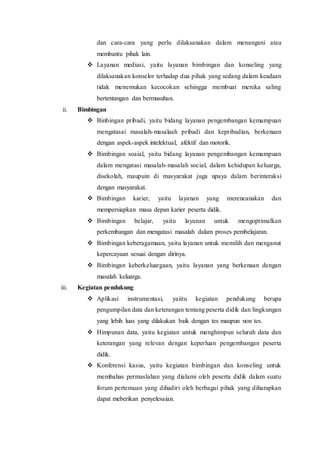 Perkembangan bk, bk komprehensif, pola 17+ | DOCX