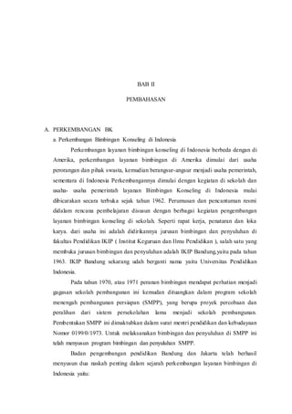 Perkembangan bk, bk komprehensif, pola 17+ | DOCX