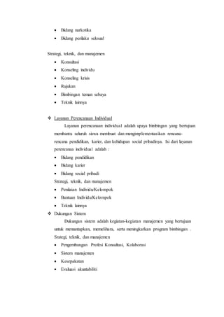 Perkembangan bk, bk komprehensif, pola 17+ | DOCX