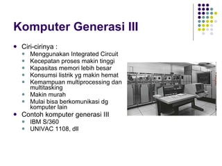 Perkembangan dan klasifikasi komputer | PPT