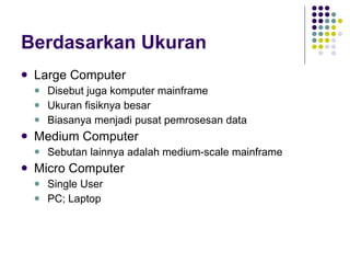 Perkembangan dan klasifikasi komputer | PPT