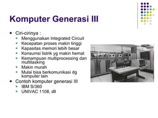 Perkembangan dan klasifikasi komputer | PPT