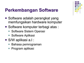 Perkembangan dan klasifikasi komputer | PPT