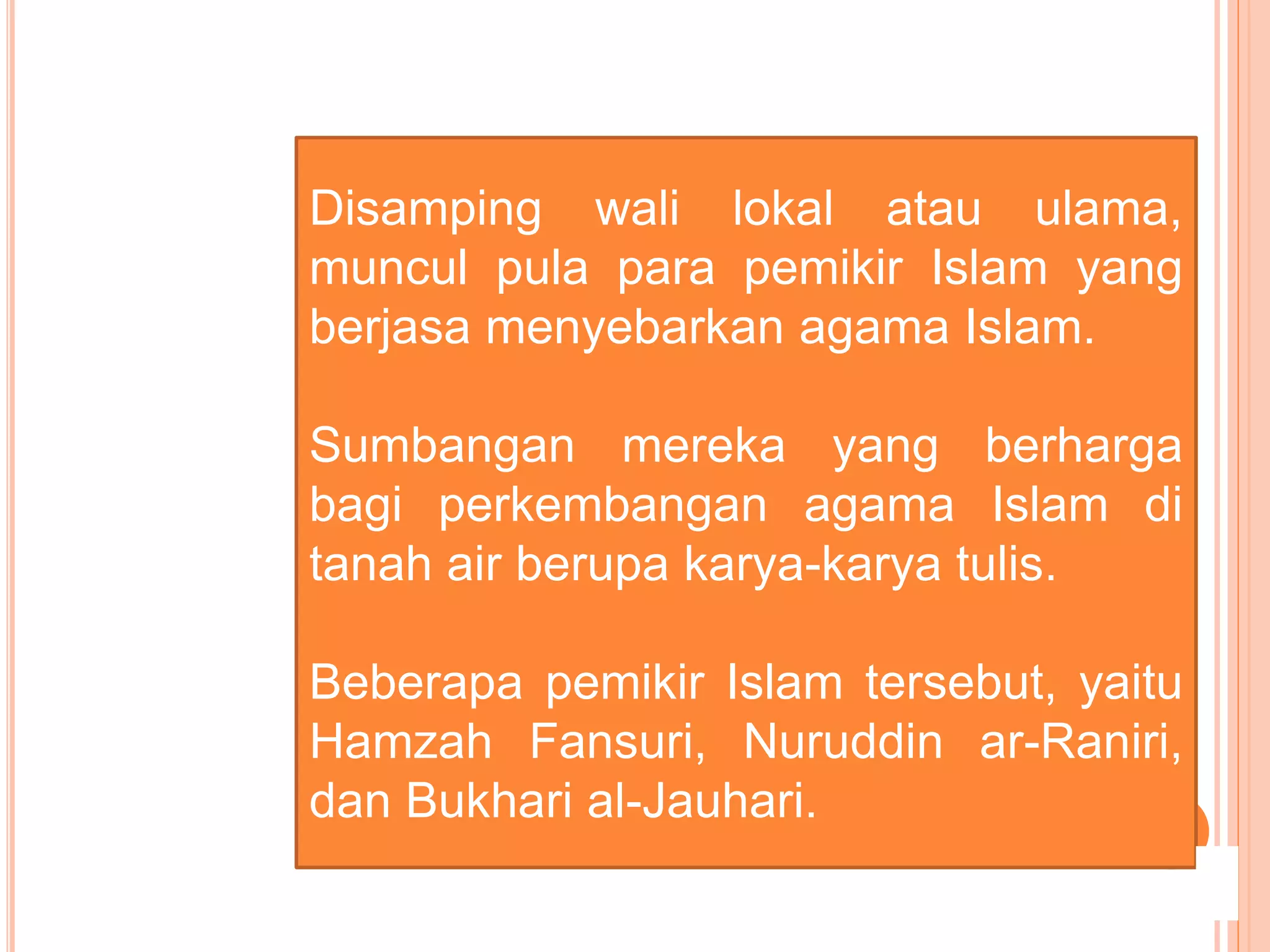 Perkembangan Dan Masuknya Agama Islam Di Indonesia Ppt 