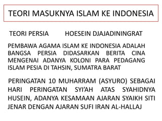 14.Perkembangan dan pengaruh islam di indonesia | PPTX