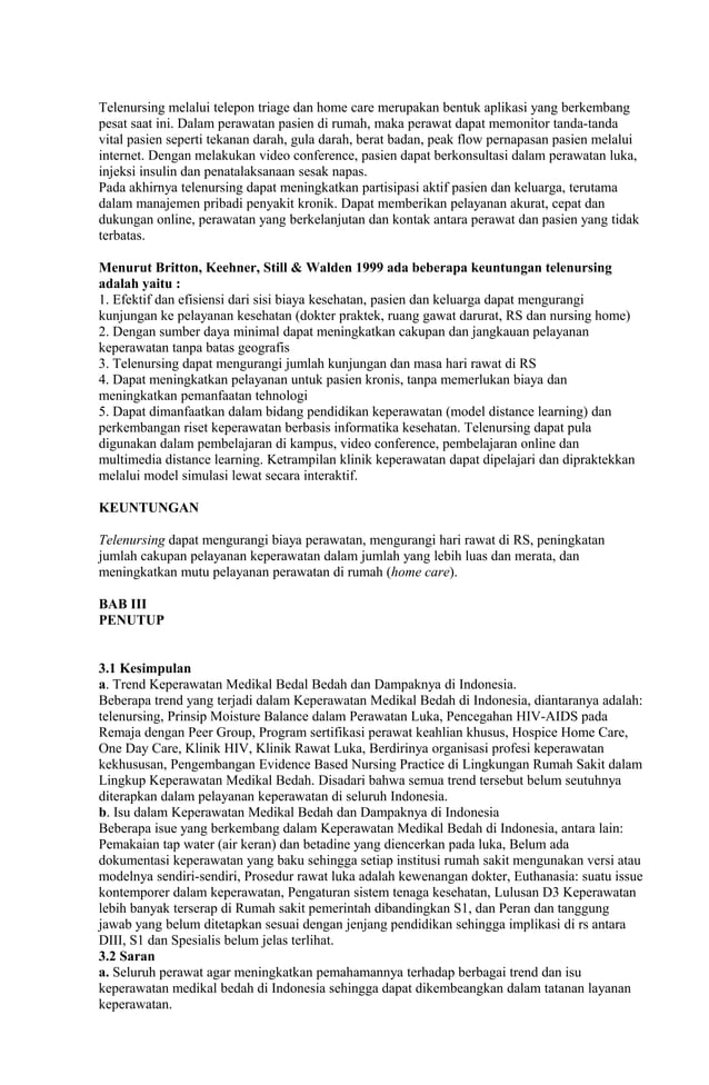 Perkembangan dokumentasi keperawatan | DOC