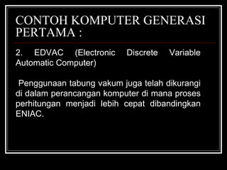 Perkembangan dunia komputer | PPT