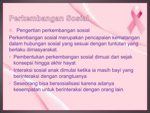 pengertian perkembangan emosi dan sosial anak usia dini | PPTX