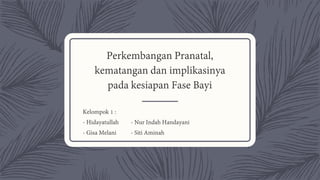 Perkembangan Fase Pranatal | PPT