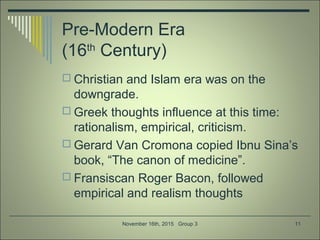 The Development of Philosophy of Science | PPT