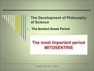 The Development of Philosophy of Science | PPT
