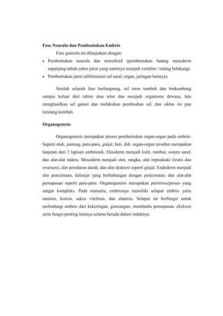 Perkembangan hewan sistem musculator | PDF