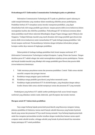 Perkembangan ict | PDF